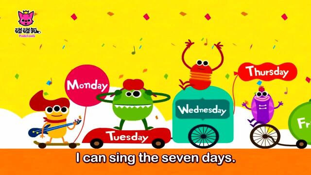 Seven Days 英语单词儿歌_腾讯视频