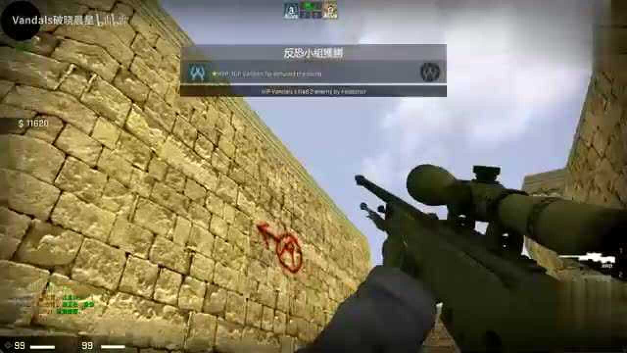 CS1.6：世界上超低仿CSGO的CS1.6，破版本还要1920分辨率才能正常_腾讯视频