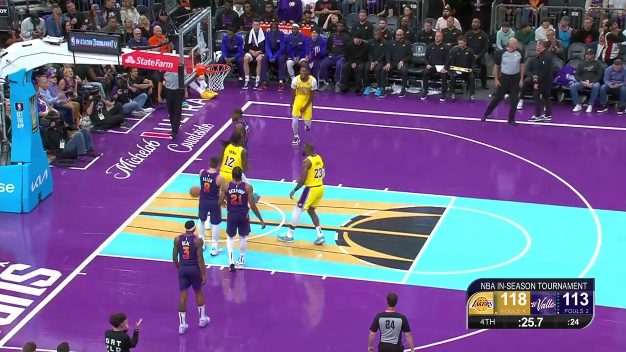 NBA季中锦标赛：湖人vs太阳全场集锦！_高清1080P在线观看平台_腾讯视频