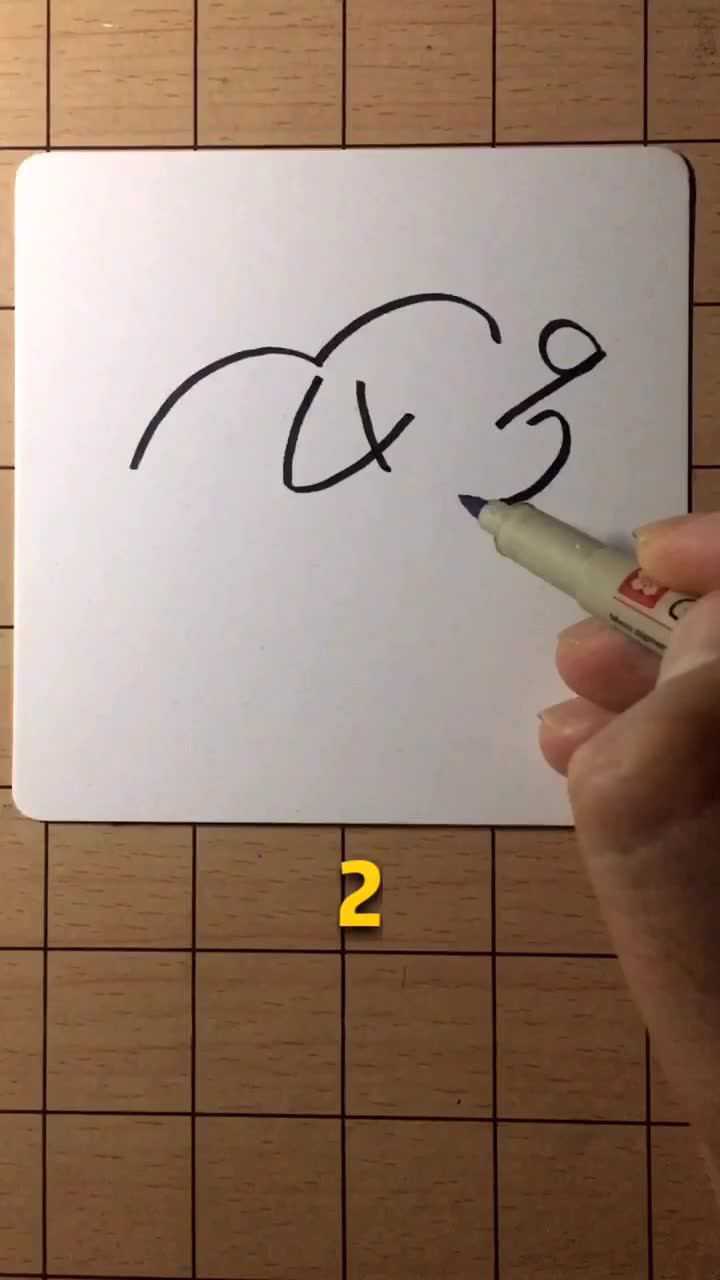用数字画一头猪用5个0画一头猪大山谷图库