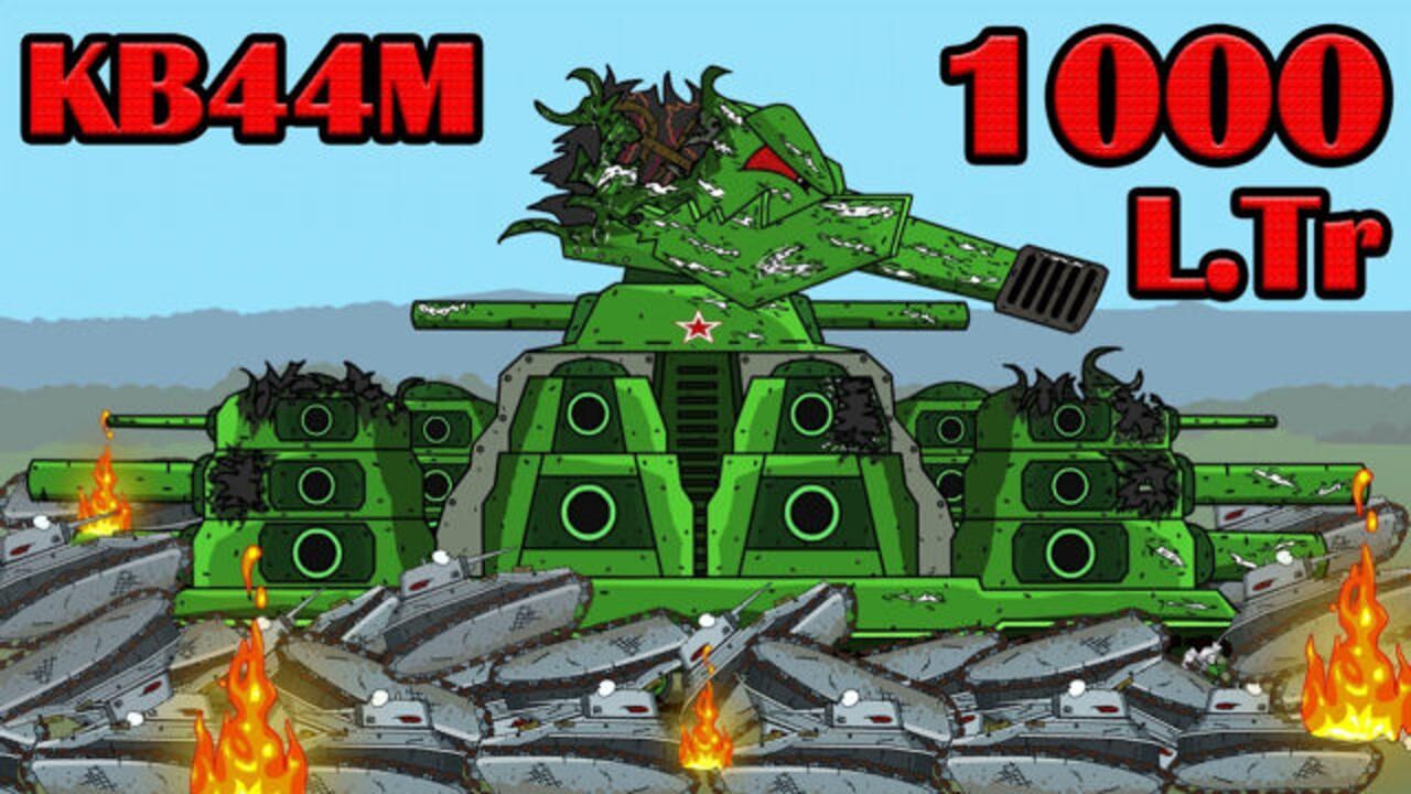 坦克世界动画：KV-44M和P1000坦克_腾讯视频
