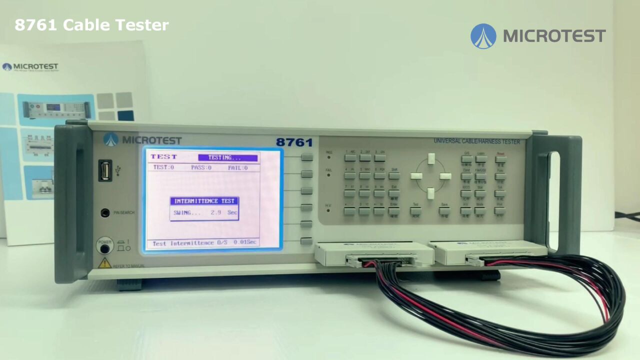 MICROTEST8761线材测试仪四线式量测导通耐压绝缘_高清1080P在线观看平台_腾讯视频