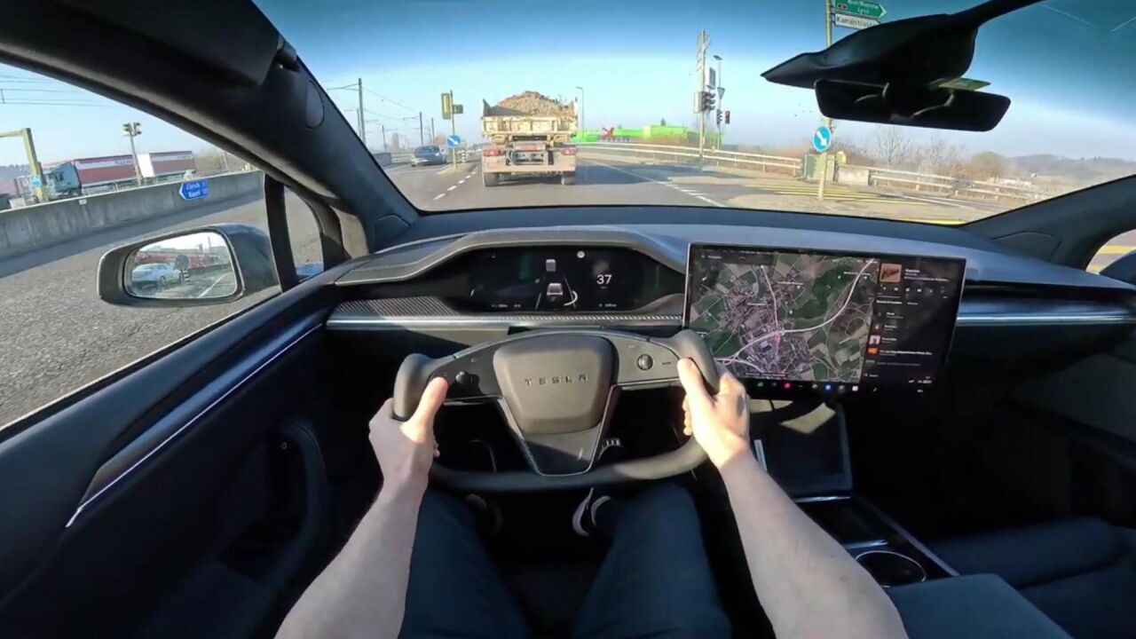 2023款特斯拉ModelX第一视角试驾POV_高清1080P在线观看平台_腾讯视频