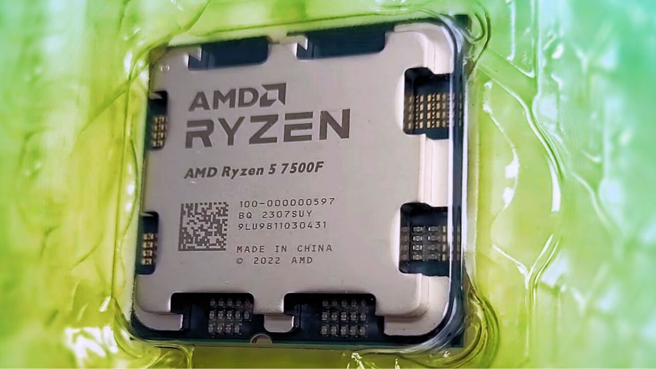 AMD再出性价比神U：7500F，坐等杀穿999元_腾讯视频