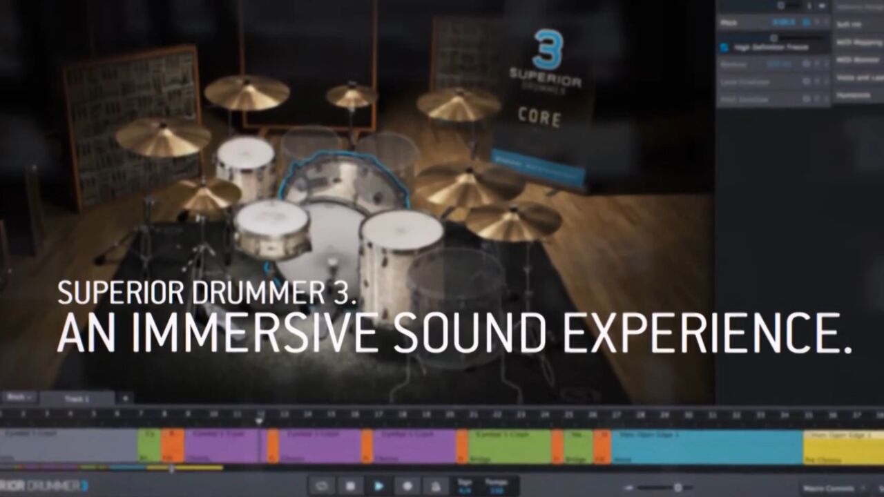ToontrackSuperiorDrummer3超级鼓手架子鼓软音源音色插件介绍_高清1080P在线观看平台_腾讯视频