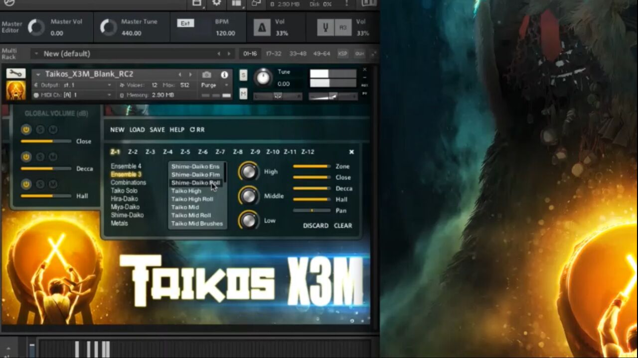 StrezovSamplingTAIKOSX3M强力演奏融合太鼓打击音源音色演示_腾讯视频