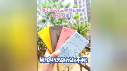 用随机抽的贴纸做学习手帐，kinbor三丽鸥系列口袋本_高清1080P在线观看平台_腾讯视频