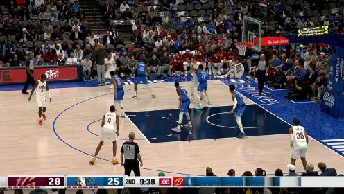 达拉斯独行侠_NBA常规赛：骑士105-90独行侠_平地一声雷！奥科罗直突内线双手暴扣_高清1080P在线观看平台_腾讯视频
