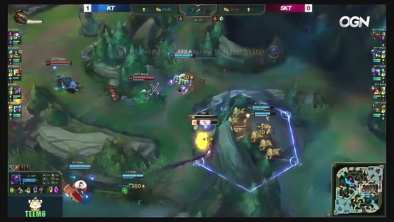 LOL：3月8日SKTvsKT第二场Smeb发挥出色实力碾压_腾讯视频