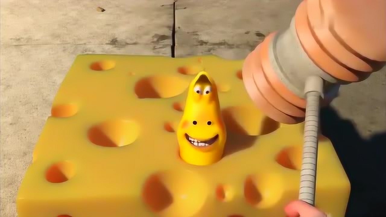 爆笑虫子：老鼠在奶酪块做打地鼠游戏_腾讯视频