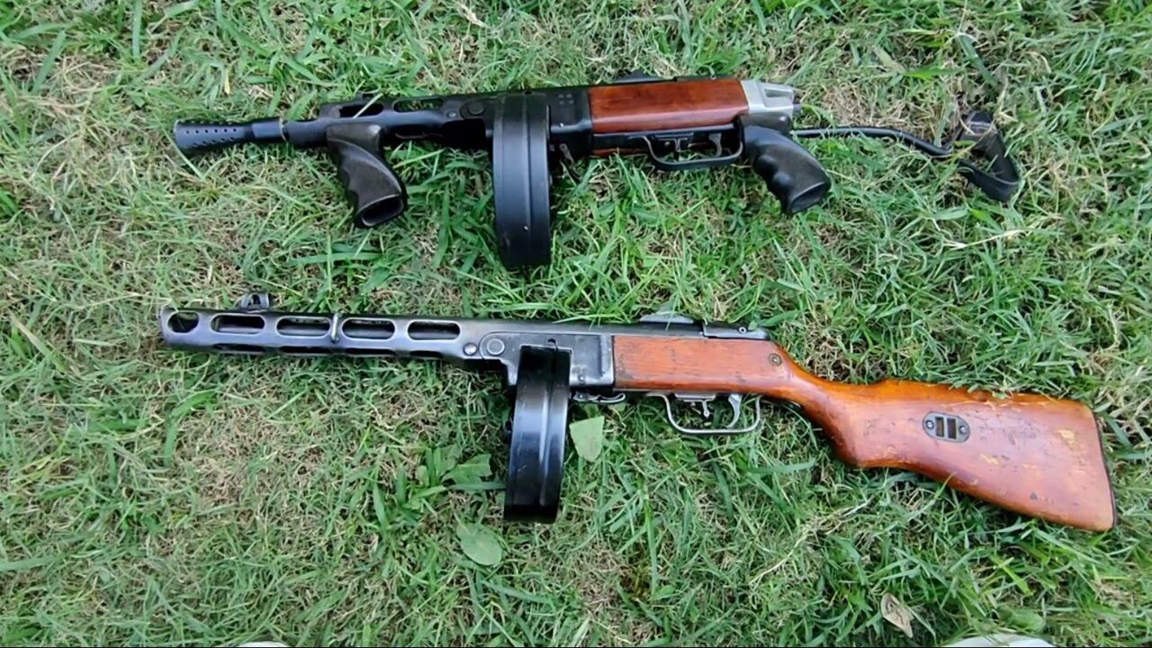 二战产量最大的“波波沙”冲锋枪，配备弹鼓才有灵魂，射速极快_腾讯视频