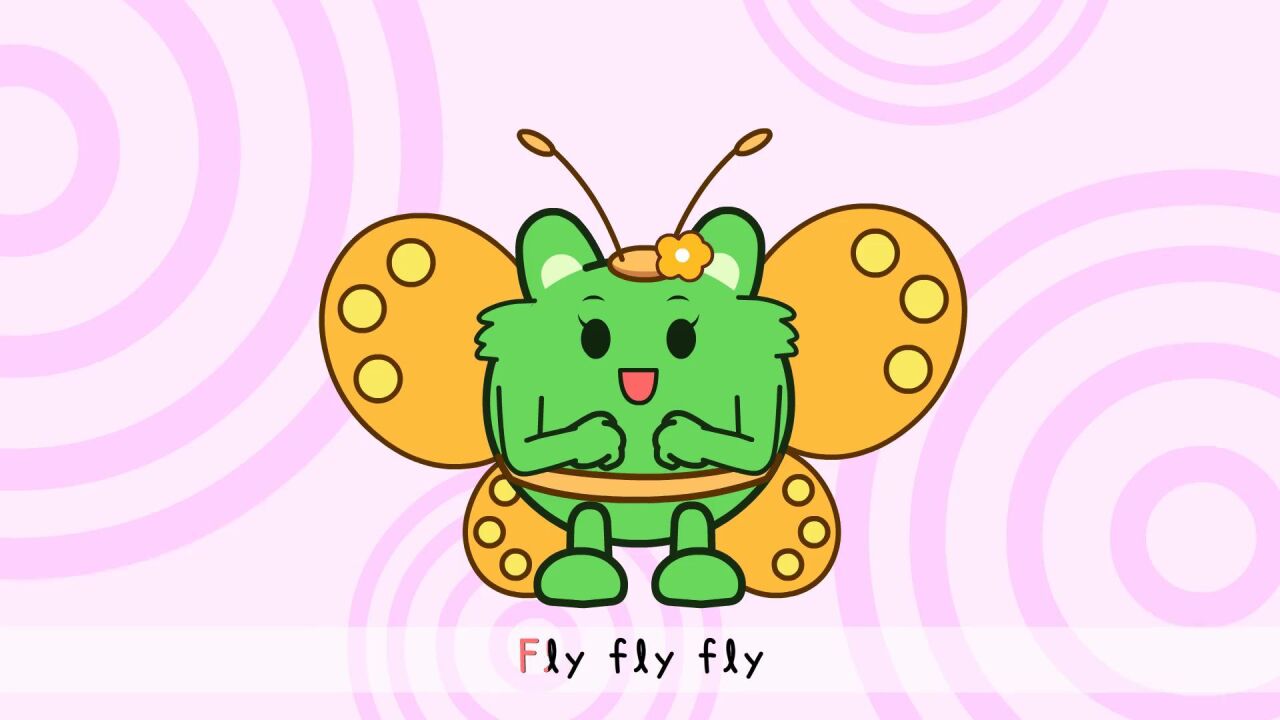 咕力咕力说唱学英语：FlyFlyFlytheButterfly_高清1080P在线观看平台_腾讯视频