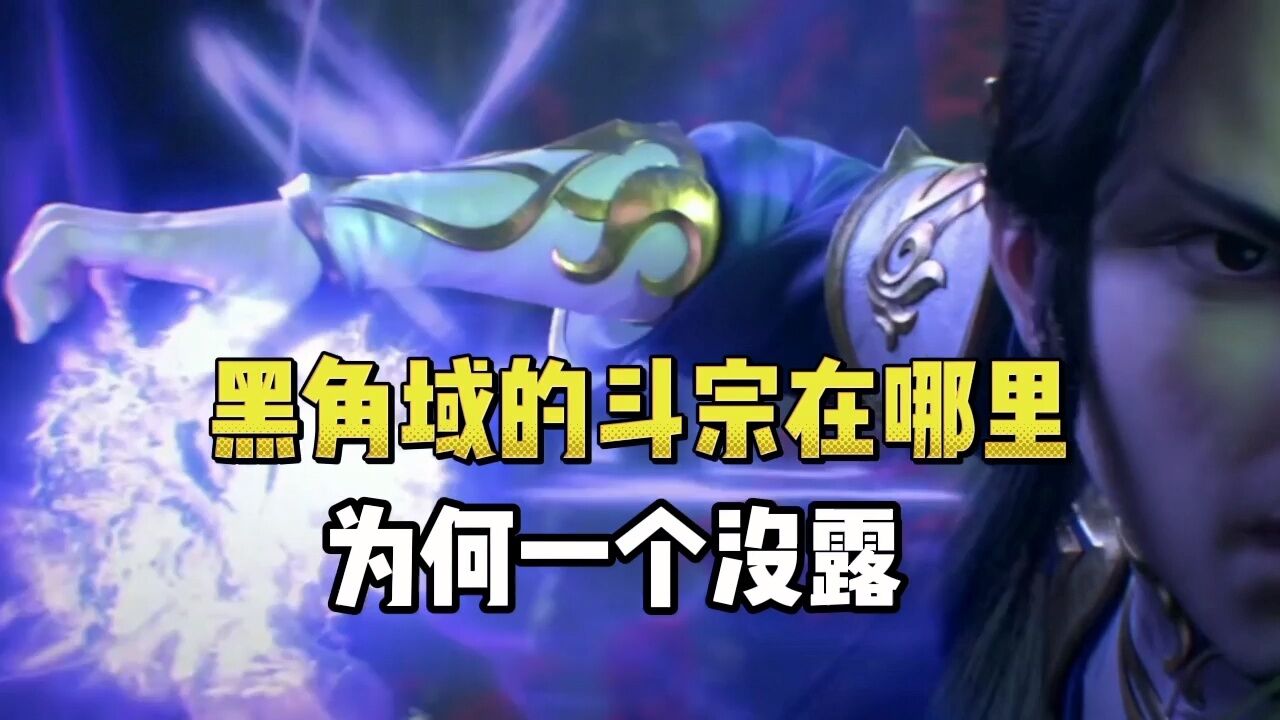 斗破苍穹年番：黑角域的斗宗在哪里，为何一个没出来支援 腾讯视频
