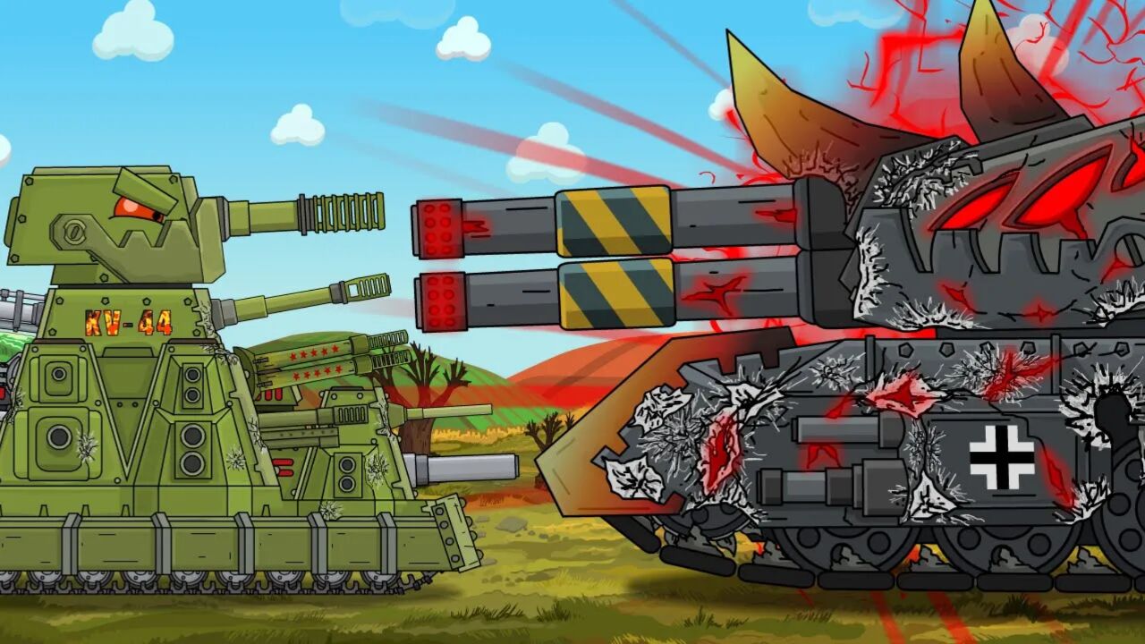 坦克动画，KV44大战雷蒙斯，雷蒙斯变为公羊和蒙斯_高清1080P在线观看平台_腾讯视频