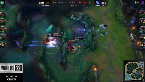 《英雄联盟S12全球总决赛》小龙双方爆发团战 GAM巨大劣势打出4换3_高清1080P在线观看平台_腾讯视频