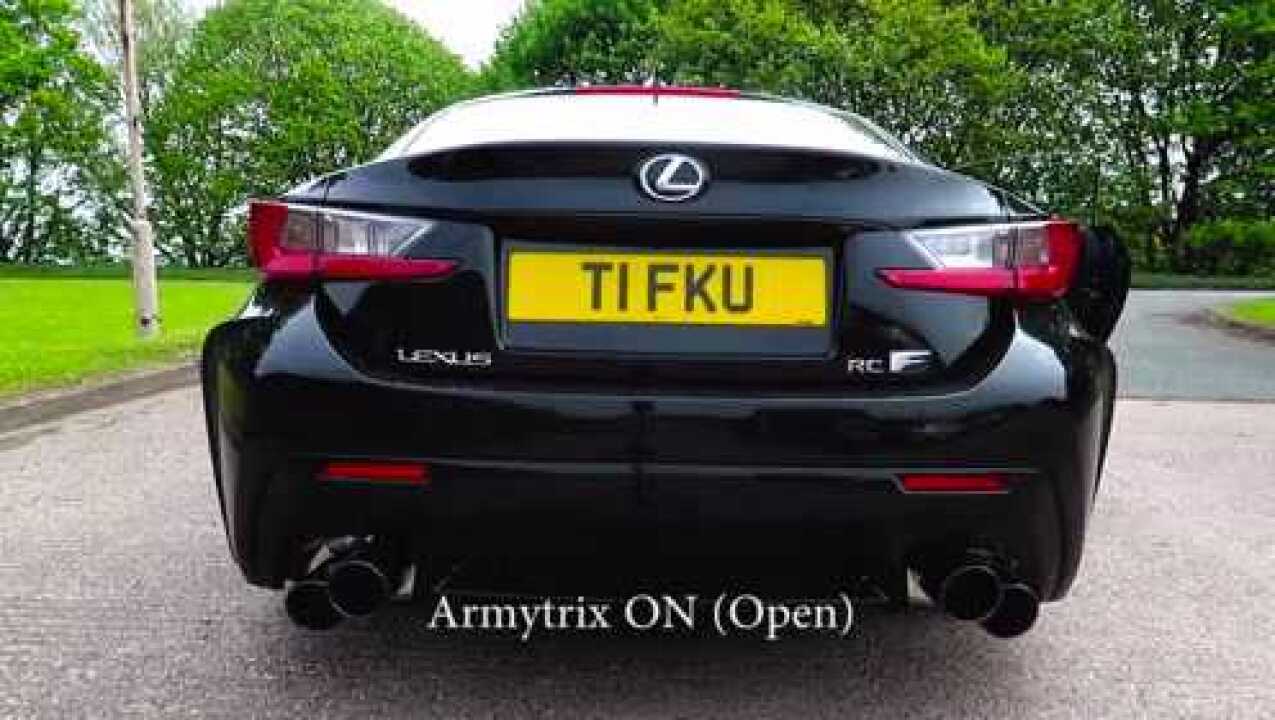 Armytrix排气改造雷克萨斯RCF声浪_腾讯视频