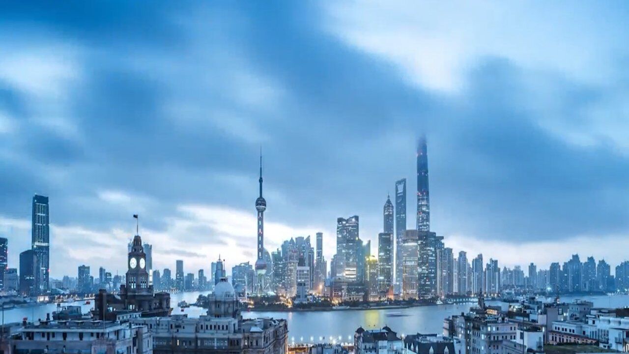 上海黄浦江陆家嘴日出美景，美不胜收！_高清1080P在线观看平台_腾讯视频