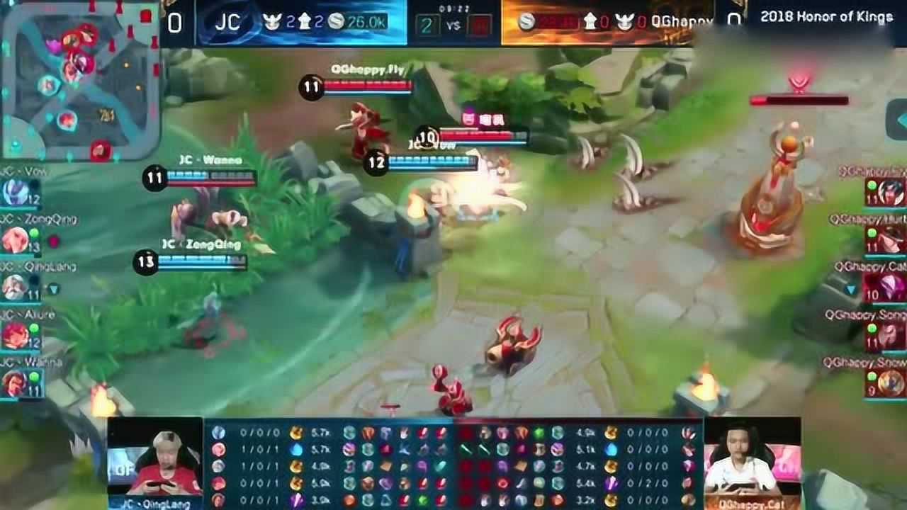 QGhappy.Snow鬼谷子极限拉中四人，队友强势打出精彩团战！_腾讯视频