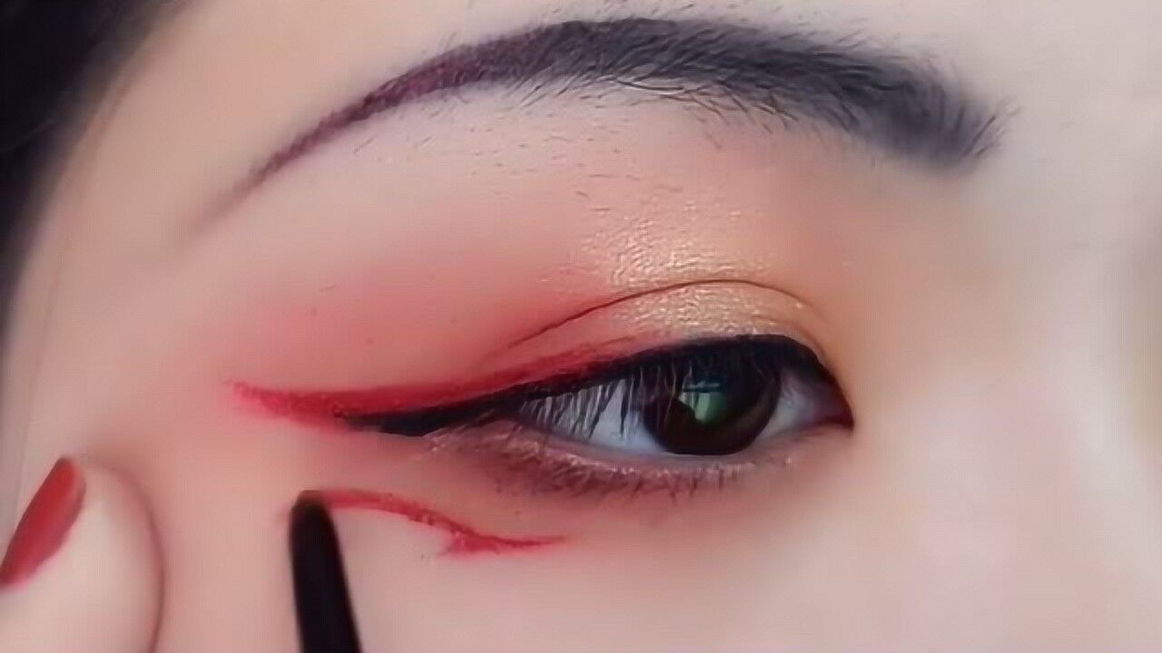 超美的汉服花钿教程来了，这样画超级霸气又好看，喜欢收藏哦_高清1080P在线观看平台_腾讯视频