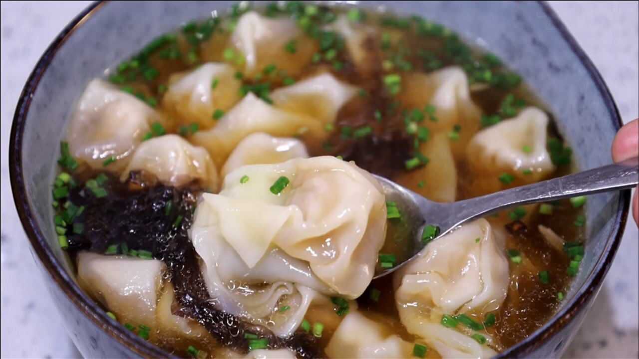 千里香馄饨秘制配方来了，方法告诉你，肉嫩汤鲜，学会可以出摊了 腾讯视频}
