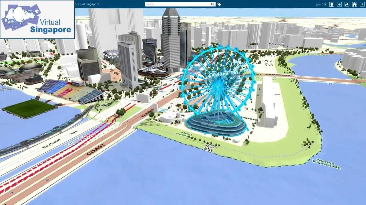 “虚拟新加坡”（VirtualSingapore）应用场景_高清1080P在线观看平台_腾讯视频