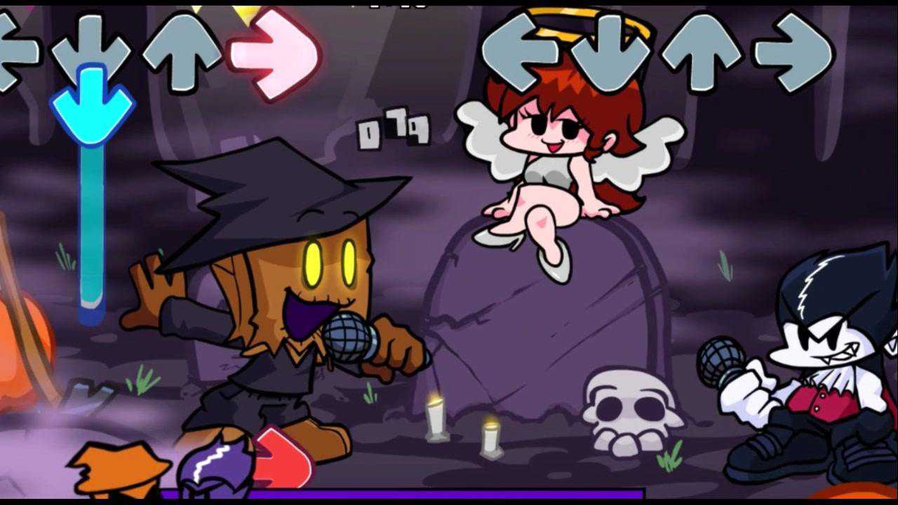 周五晚说唱254期：万圣节小红挑战萌萌的稻草人FNF模组_高清1080P在线观看平台_腾讯视频}