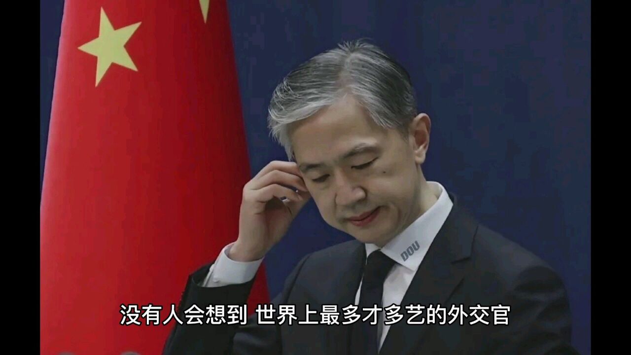 汪文斌!世界上最多才多艺的外交官腾讯视频