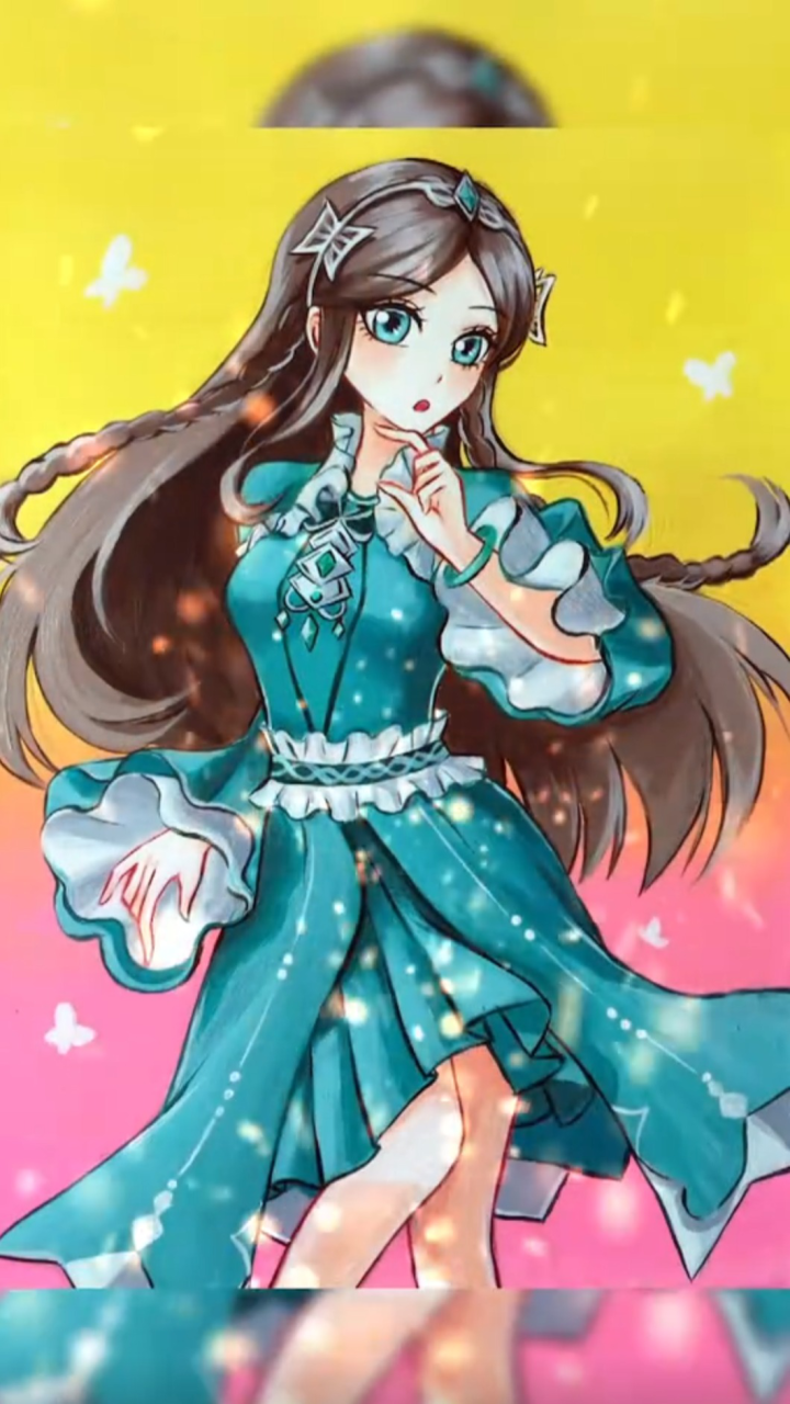 表妹画的宁荣荣vs我画的宁荣荣，你能学会哪一种？_腾讯视频