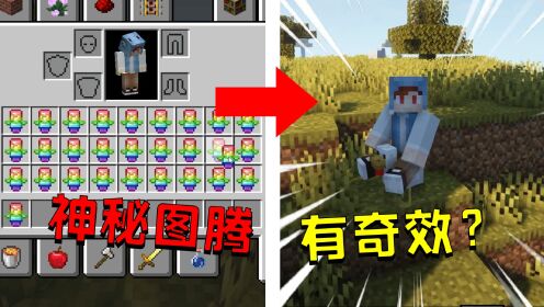 我的世界：MC新增10种图腾？只需消耗饥饿值就可上天入地！_高清1080P在线观看平台_腾讯视频