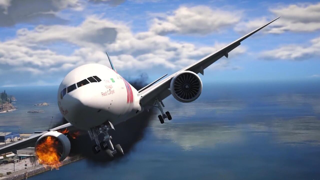 飞机模拟器;飞机引擎着火紧急迫降_高清1080P在线观看平台_腾讯视频