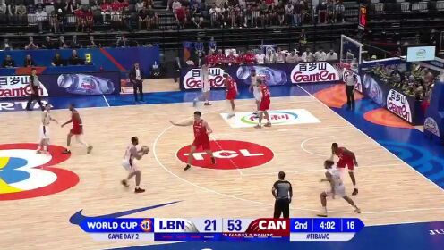 2023篮球世界杯_篮球世界杯：黎巴嫩73-128加拿大_黎巴嫩vs加拿大第2节英文原声回放_高清1080P在线观看平台_腾讯视频