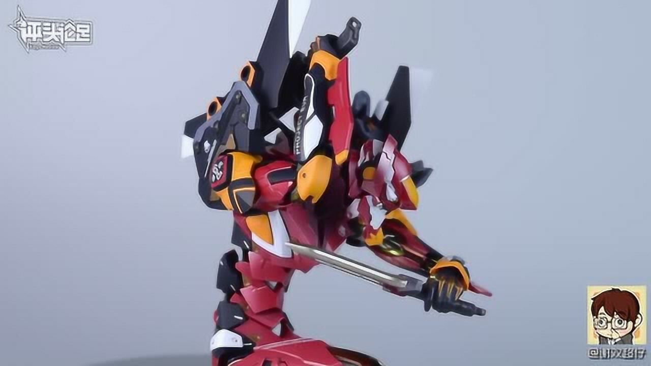 明日香的赤红巨兽！万代MBEVA二号机新世纪福音战士_高清1080P在线观看平台_腾讯视频