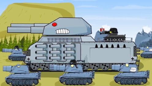 第一集坦克大战：KV45巨无霸袭击VS拉特兵团，超级坦克KV88率领兵团来了！_动漫_高清完整版视频在线观看_腾讯视频