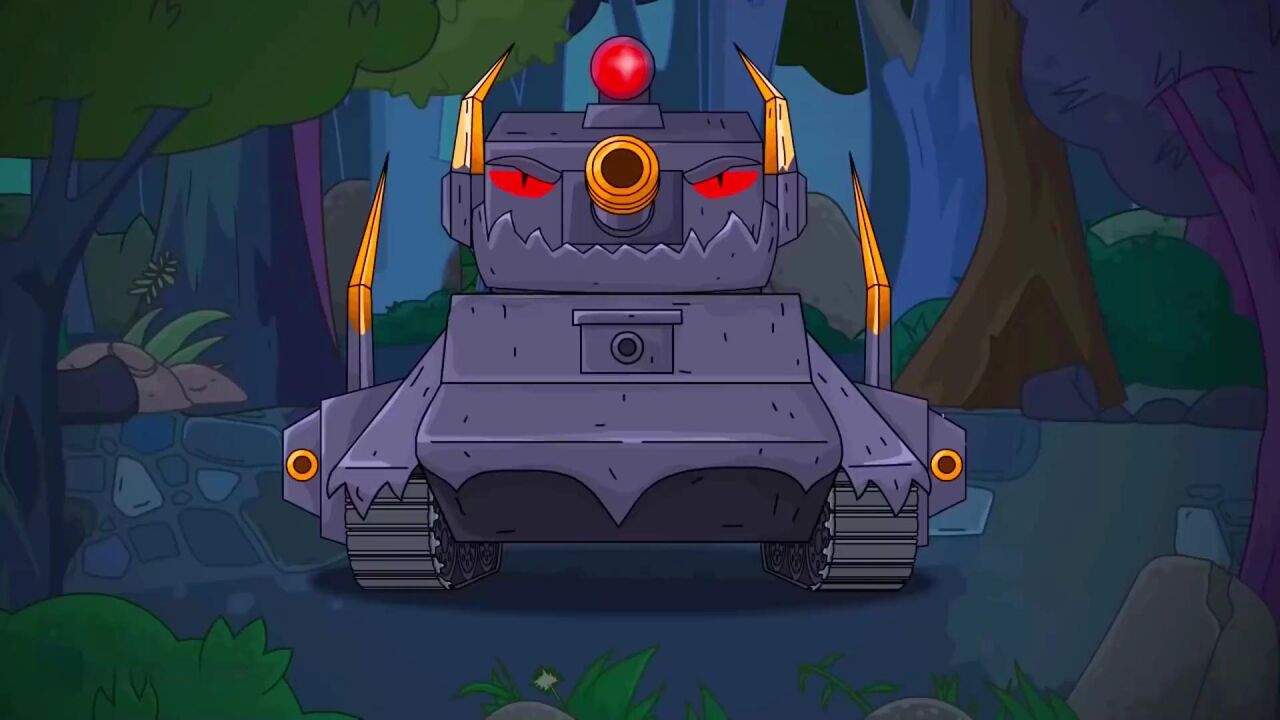 坦克动画：KV6探索禁林大战敌方自行火箭炮和坦克_高清1080P在线观看平台_腾讯视频