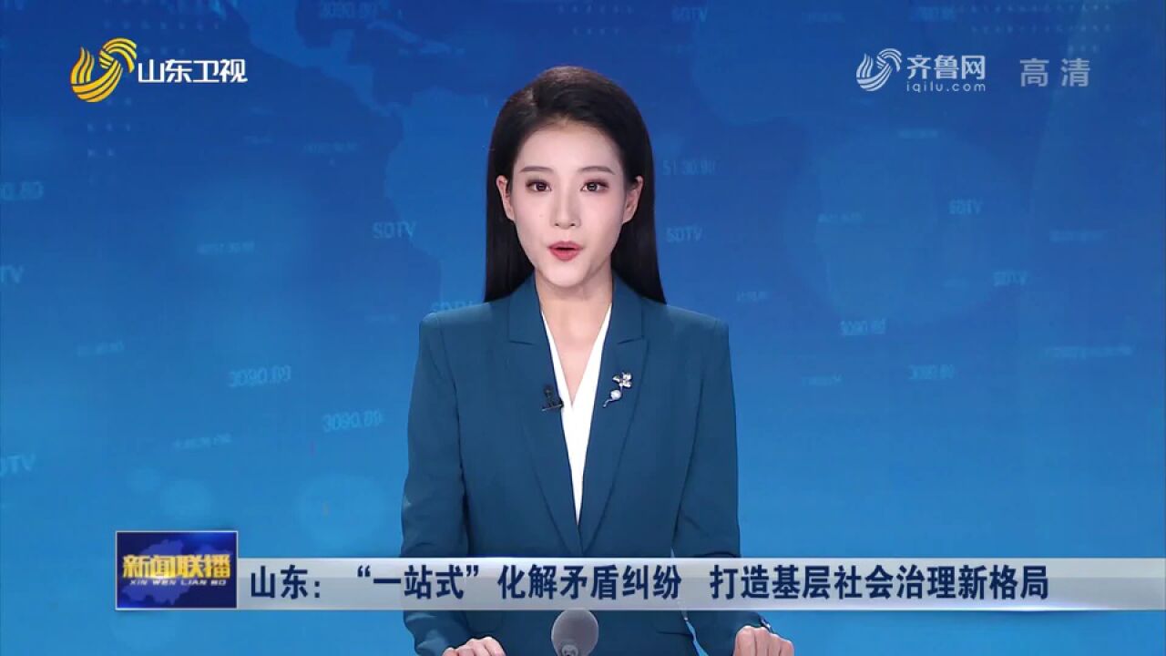 【山东新闻联播】齐河：全力打造好“齐为民”一站式矛盾调解品牌_高清1080P在线观看平台_腾讯视频