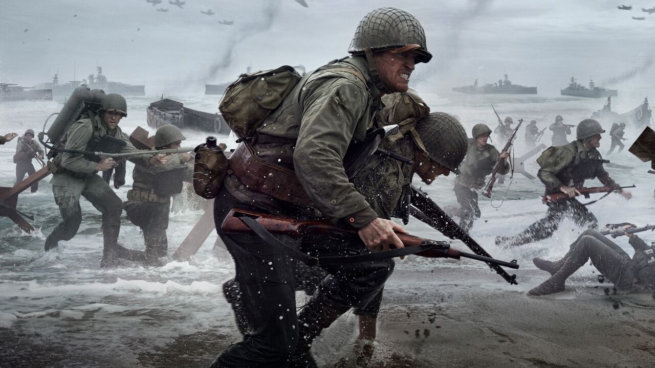 COD14：二战剧情战役模式第一章 登陆日_腾讯视频