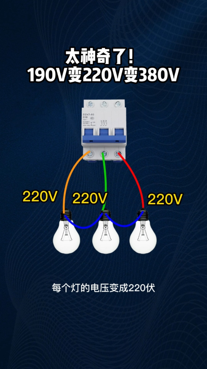190v变220v变380v#安全用电你我湘联#电工#国标电缆_腾讯视频