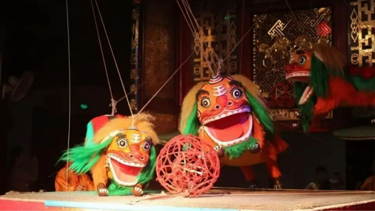 看了福建的霍童线狮，才知道狮子原来可以飞_腾讯视频