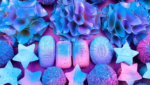 令人解压的舒适视频闪光肥皂盒压碎肥皂球雕刻皂块_高清1080P在线观看平台_腾讯视频