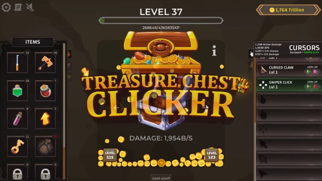 《宝箱点击器/TreasureChestClicker》游戏宣传视频_高清1080P在线观看平台_腾讯视频
