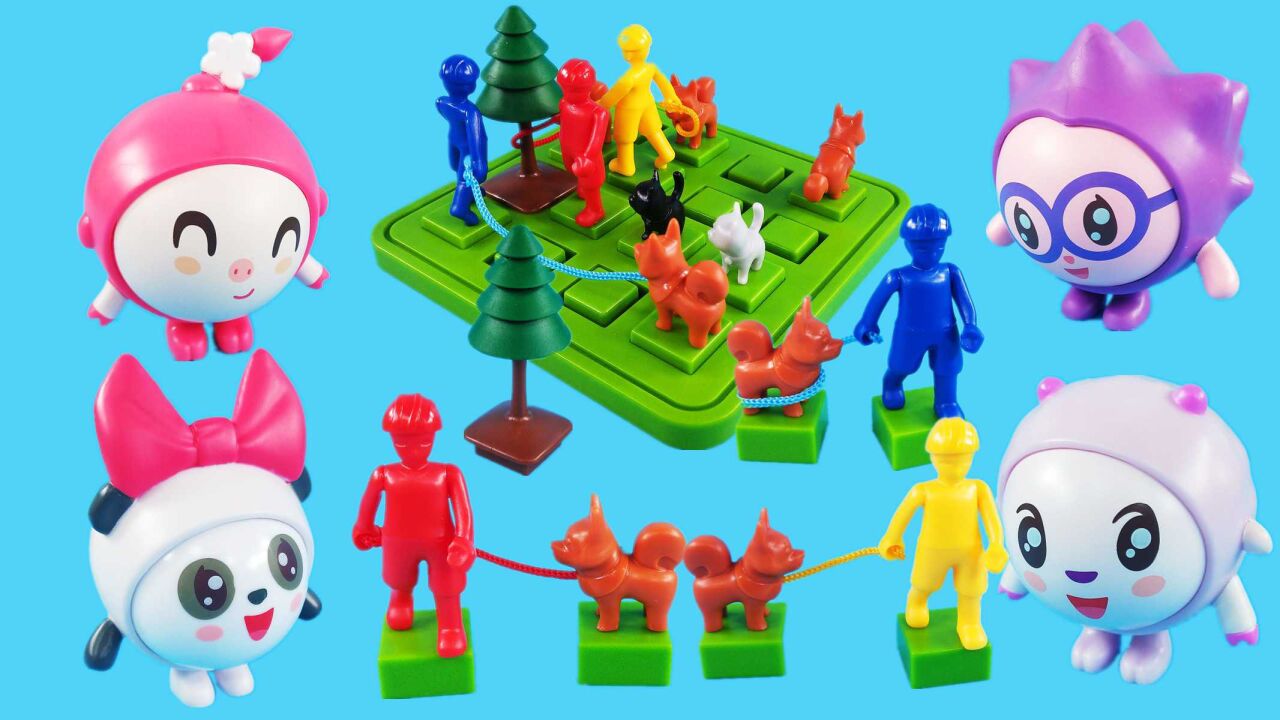 瑞奇宝宝挑战遛狗达人趣味桌游，完美的解决遛狗打架的问题_高清1080P在线观看平台_腾讯视频