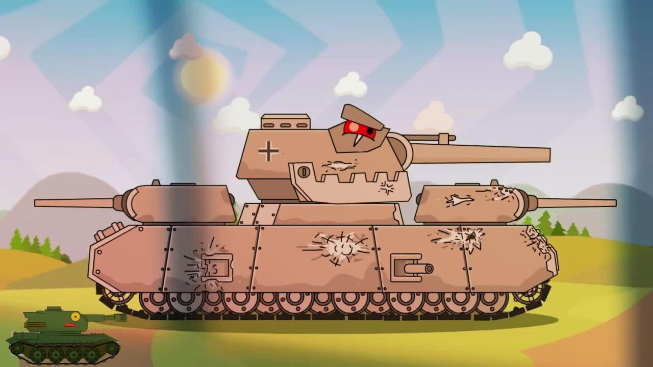坦克动画：重坦KV44大战恶魔坦克寄生虫_高清1080P在线观看平台_腾讯视频