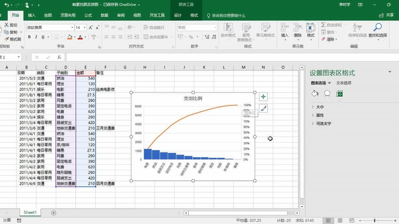 利用excel制作帕累托图高清1080p在线观看平台腾讯视频