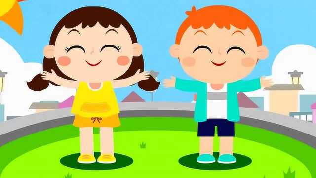 《Hello Song 》英语儿歌 ，轻松快乐学习_腾讯视频