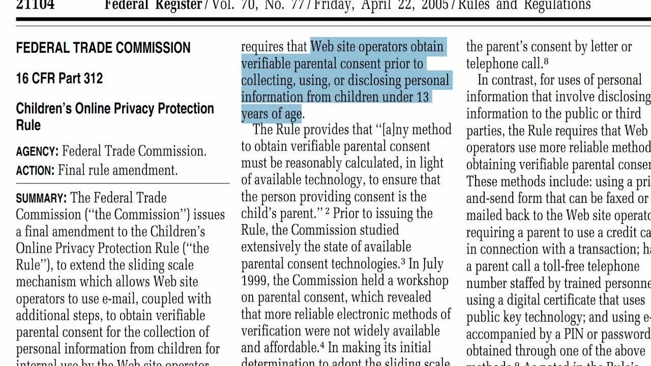 COPPA2.0–美国“儿童网上隐私保护法案”升级_高清1080P在线观看平台_腾讯视频