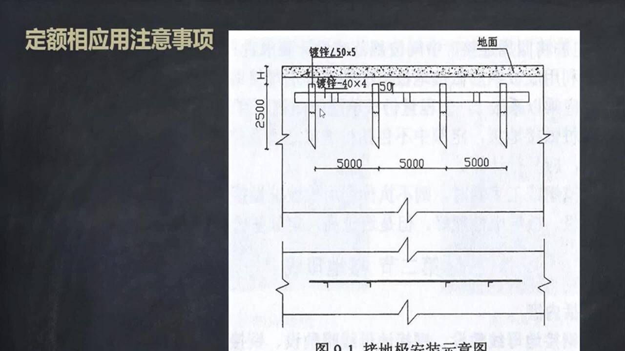 防雷接地造价项目案例实操-33.接地极定额讲解_高清1080P在线观看平台_腾讯视频