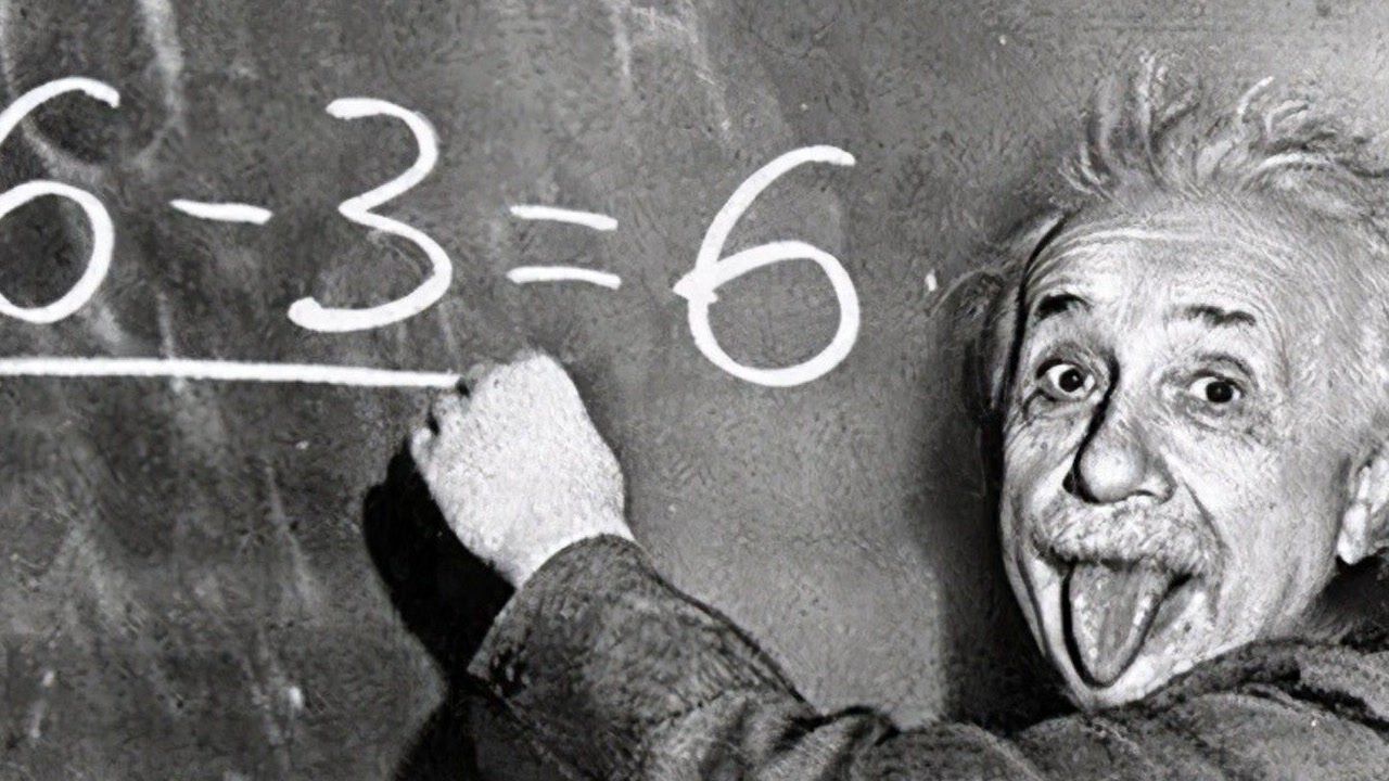 爱因斯坦发现什么秘密，为什么在黑板写“6-3＝6”这个错误公式？_高清1080P在线观看平台_腾讯视频