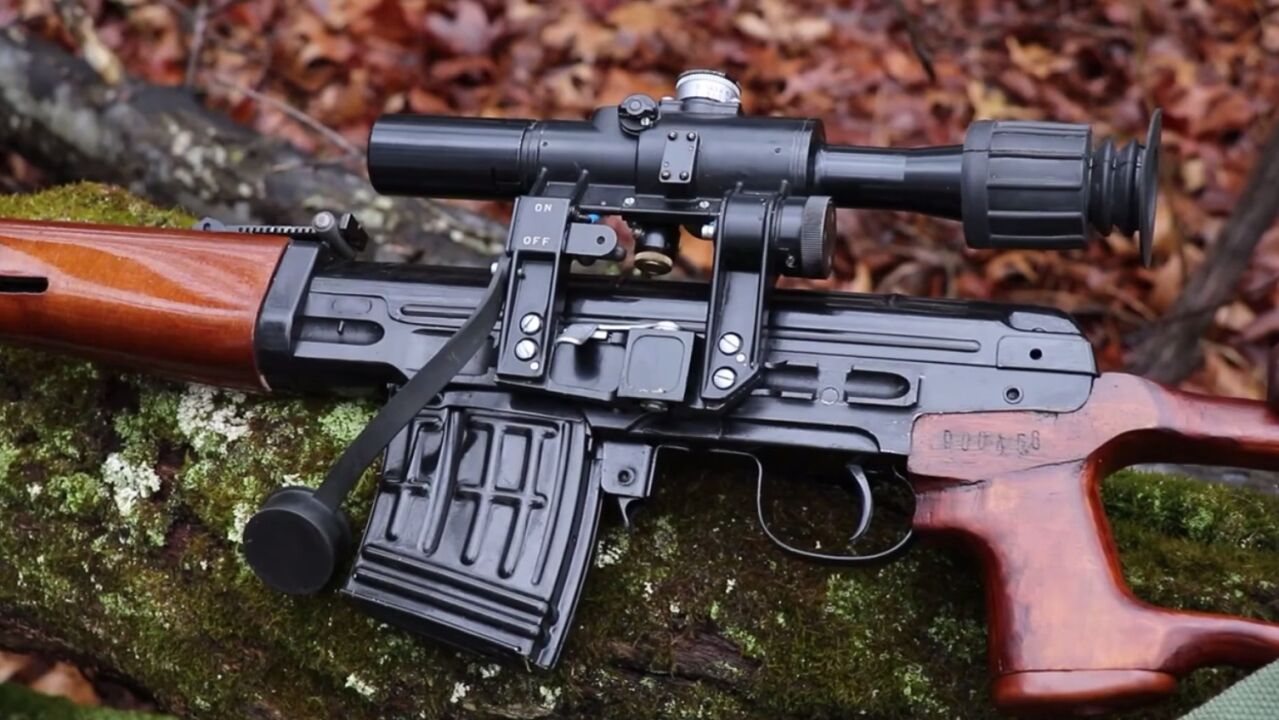 苏联SVD狙击步枪，外表透着AK的影子，中国仿制型号为79式与85式_高清1080P在线观看平台_腾讯视频