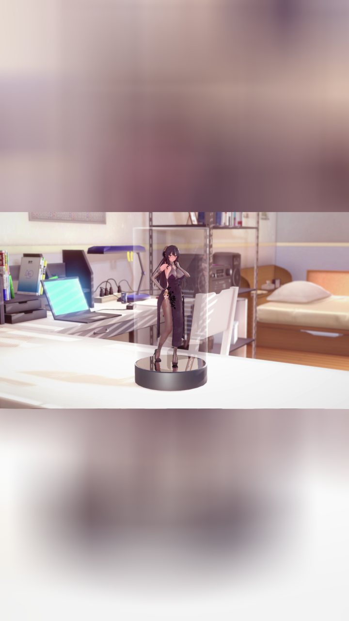 【KK】碧蓝航线不挠镇海换装奇奢华苑虚拟手办展示_高清1080P在线观看平台_腾讯视频