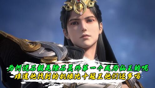完美世界：为何说石毅是除石昊外第一个成为仙王的呢？难道他在仙古里找到的机缘比十冠王他们还多吗？_高清1080P在线观看平台_腾讯视频